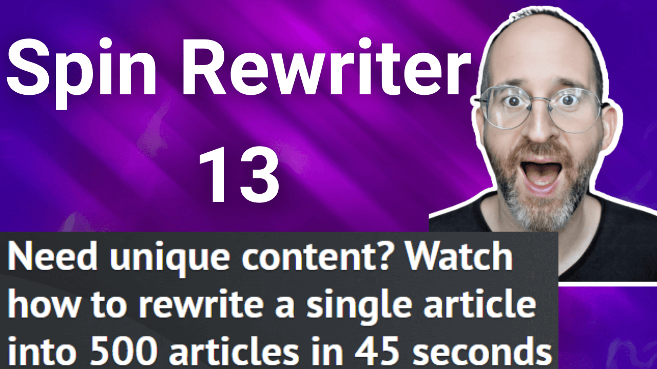 Spin Rewriter 13 Review