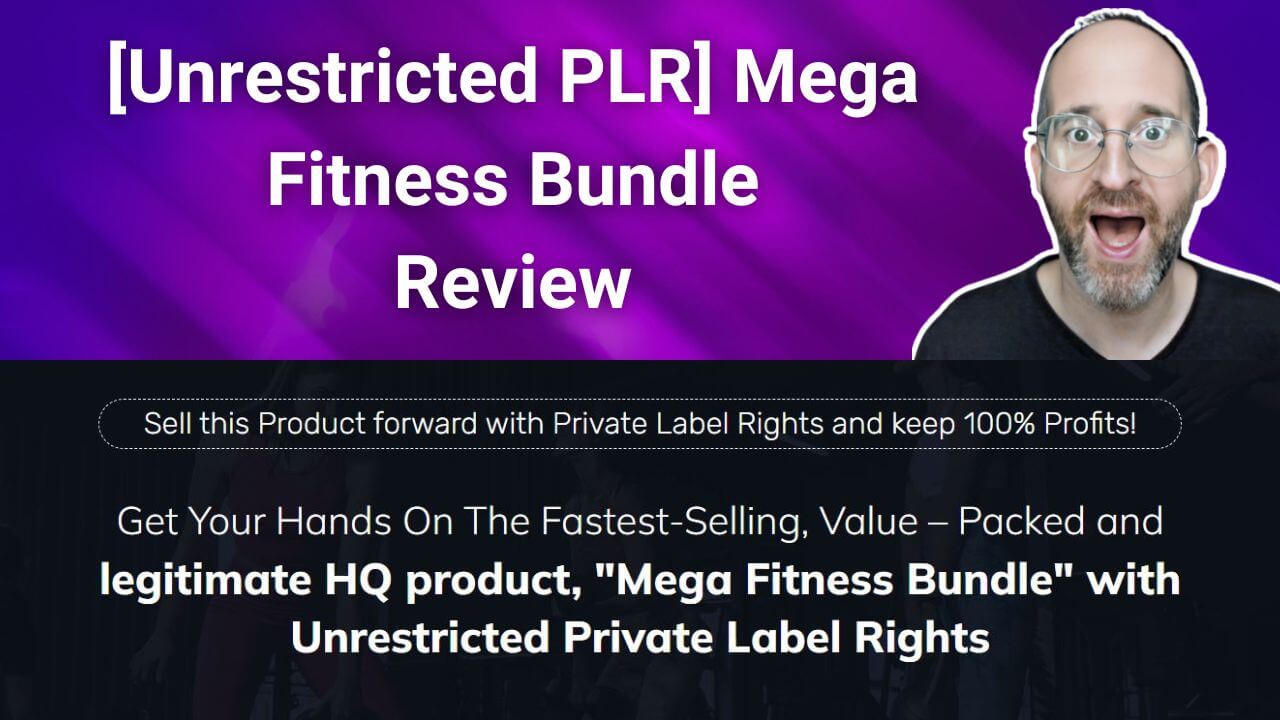 [Unrestricted PLR] Mega Fitness Bundle Review
